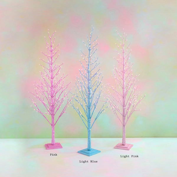 Large Rainbow Tree with Lights - Glitterville Studios