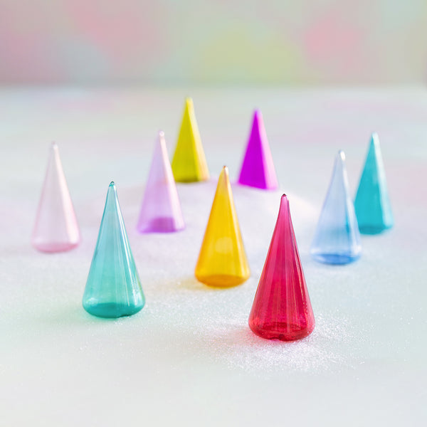Rainbow Cone Tree - Glitterville Studios, LLC