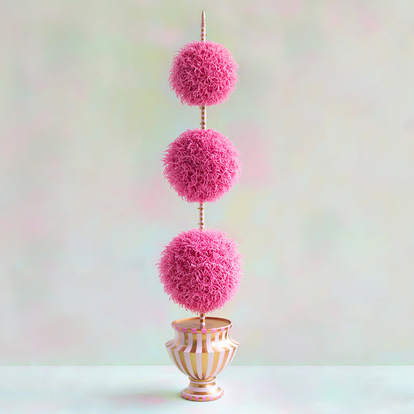 Jumbo Pink Topiary - Glitterville Studios