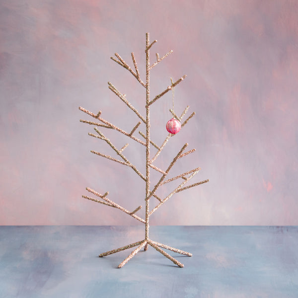 Small Pink Twinkle Twig Tree - Glitterville Studios