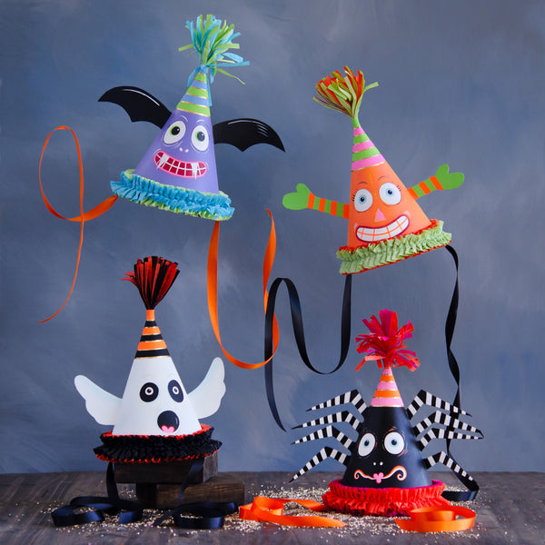 Kooky Spooky Party Hats - Glitterville Studios, LLC